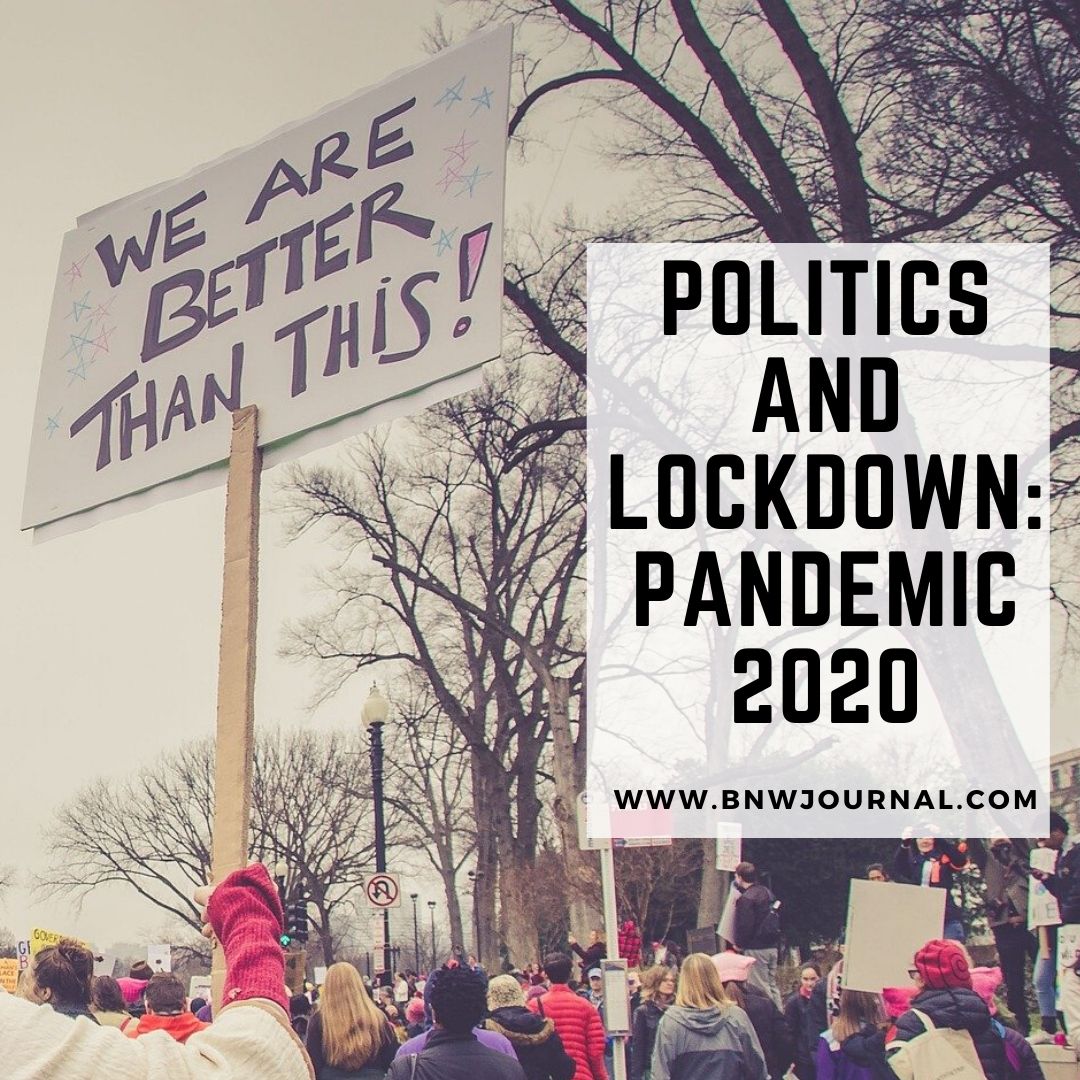 Politics and Lockdown: Pandemic 2020 - Black n' White Journal